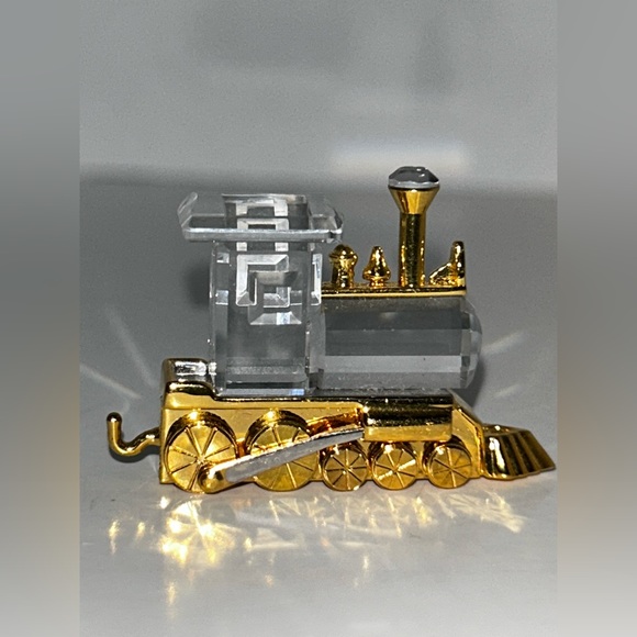 Swarovski | Wall Decor | Swarovski Crystal Train Gold Plated | Poshmark